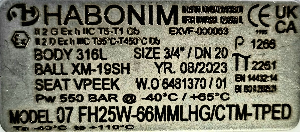 Habonim valves are certified under UK’s TPE certification